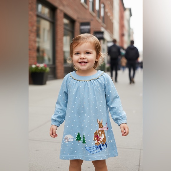 Baby Boden | Dresses | Boden Baby Girls Christmas Holiday Party 824m ...